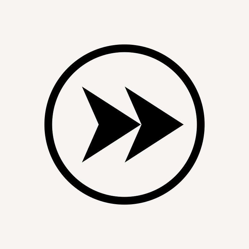 PNG Minimalist fast forward icon | Premium Icons - rawpixel