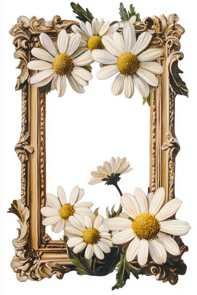 PNG Daisy flowers frames daisy | Free PNG - rawpixel