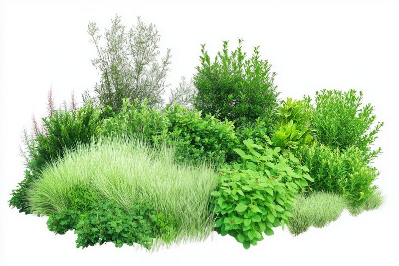 Group different bushes vegetation plants | Free Photo - rawpixel