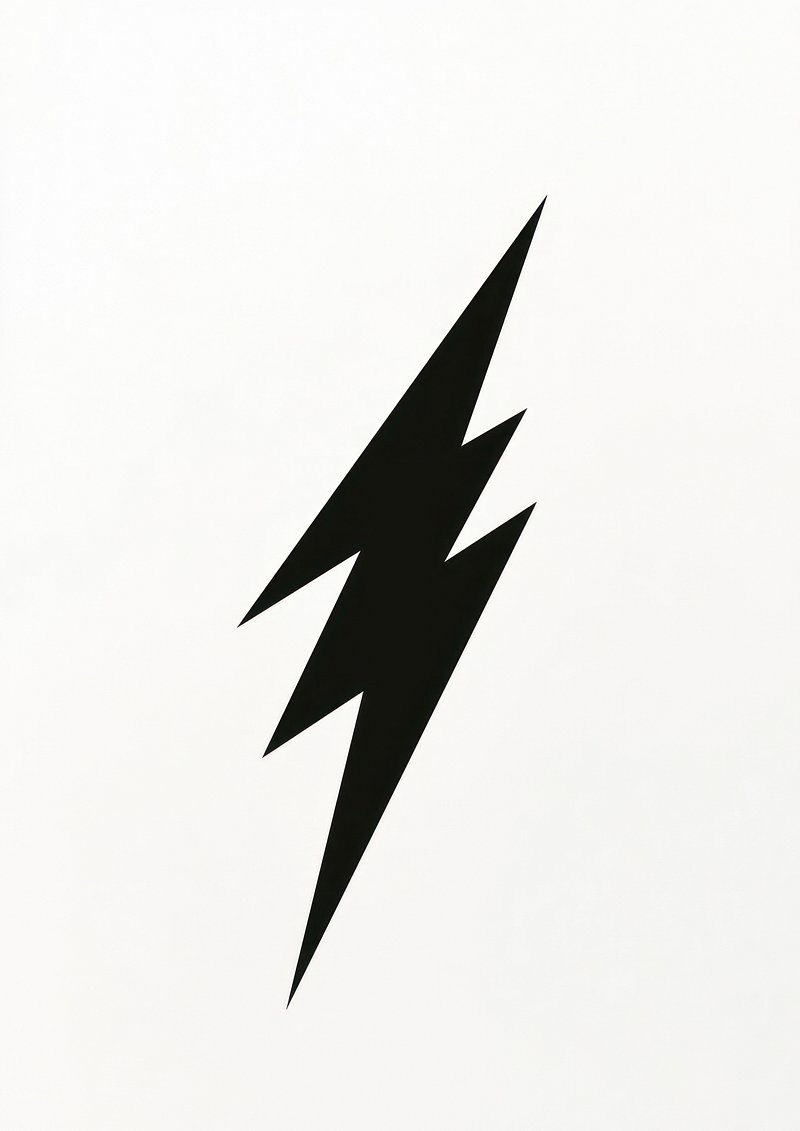 PNG lightning bolt crystal symbol | Premium PNG - rawpixel