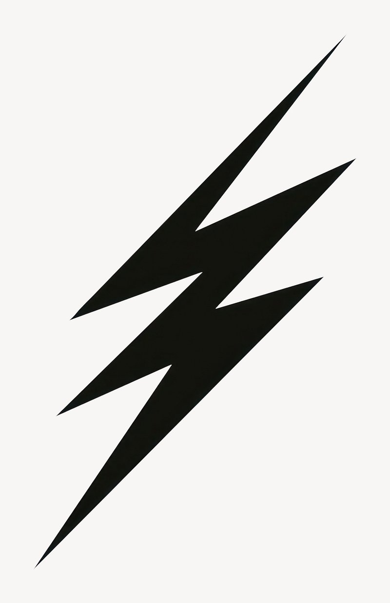 PNG lightning bolt crystal symbol | Premium PNG - rawpixel
