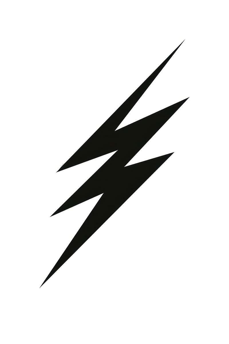 PNG lightning bolt crystal symbol | Premium PNG - rawpixel