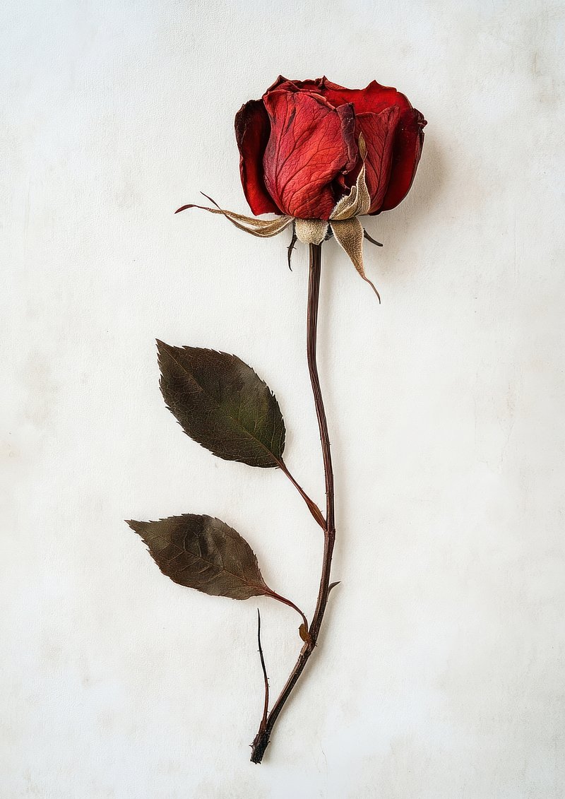 Dried red rose close-up | Free Photo - rawpixel