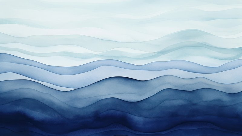 Indigo Watercolour Design Wallpaper Background JPEG Images | Free ...