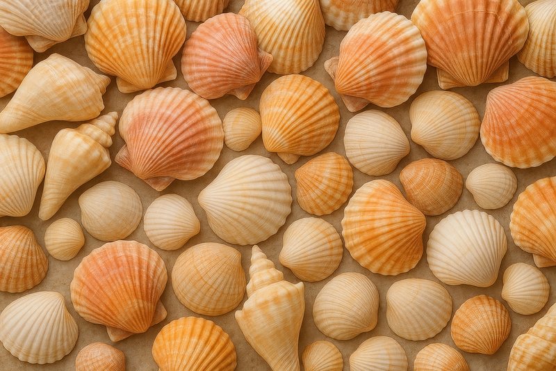 Colorful seashells on sand | Free Photo - rawpixel