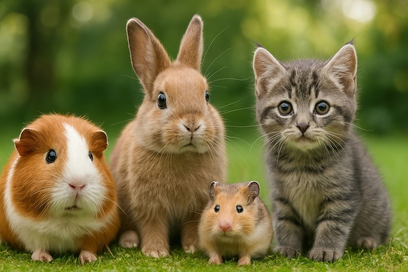 guinea pig blue background | Free Photo - rawpixel