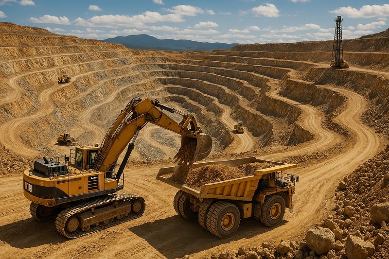 Excavator loading dump truck efficiently | Free Photo - rawpixel