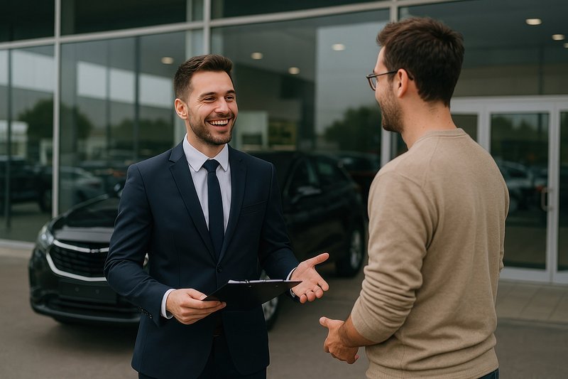 Car dealership customer interaction. | Free Photo - rawpixel
