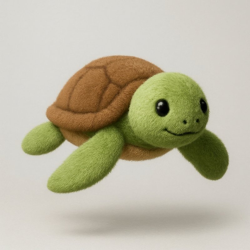 PNG Cute fluffy turtle illustration | Free PNG - rawpixel
