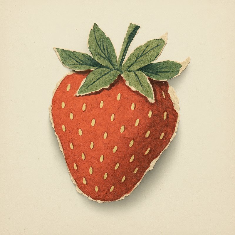 PNG Vintage strawberry illustration art | Free PNG - rawpixel