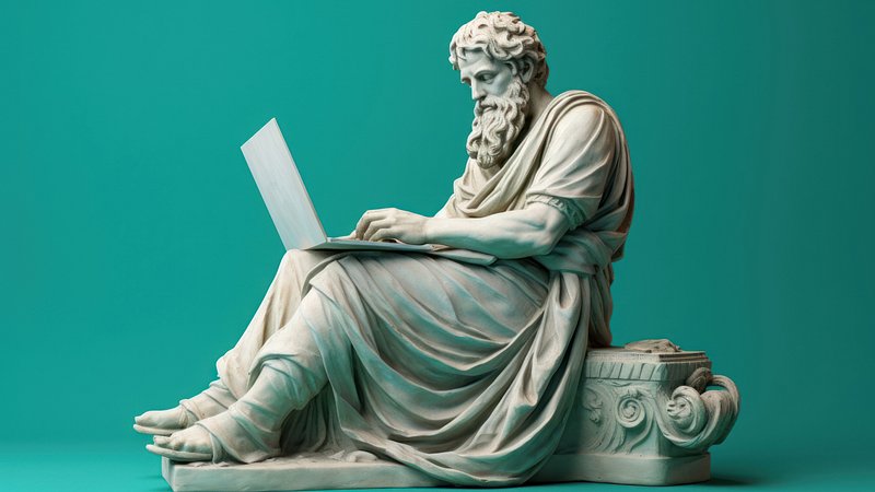 Greek sculpture holding smart phone | Premium Photo - rawpixel