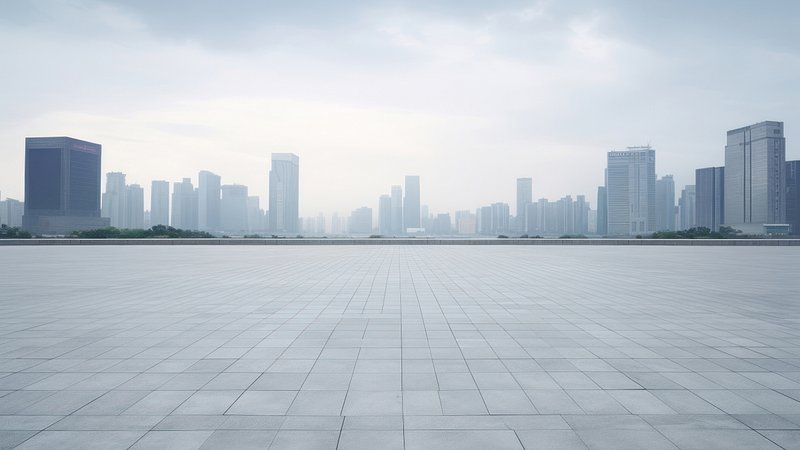 Empty square city architecture landscape | Premium Photo - rawpixel