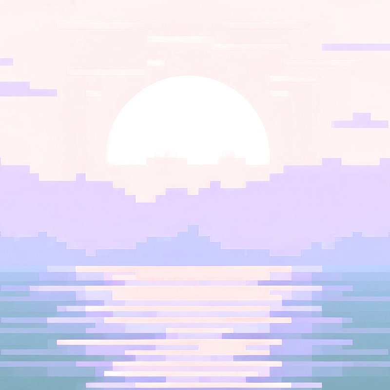 Pixelated dreamy sky background | Premium Photo Illustration - rawpixel