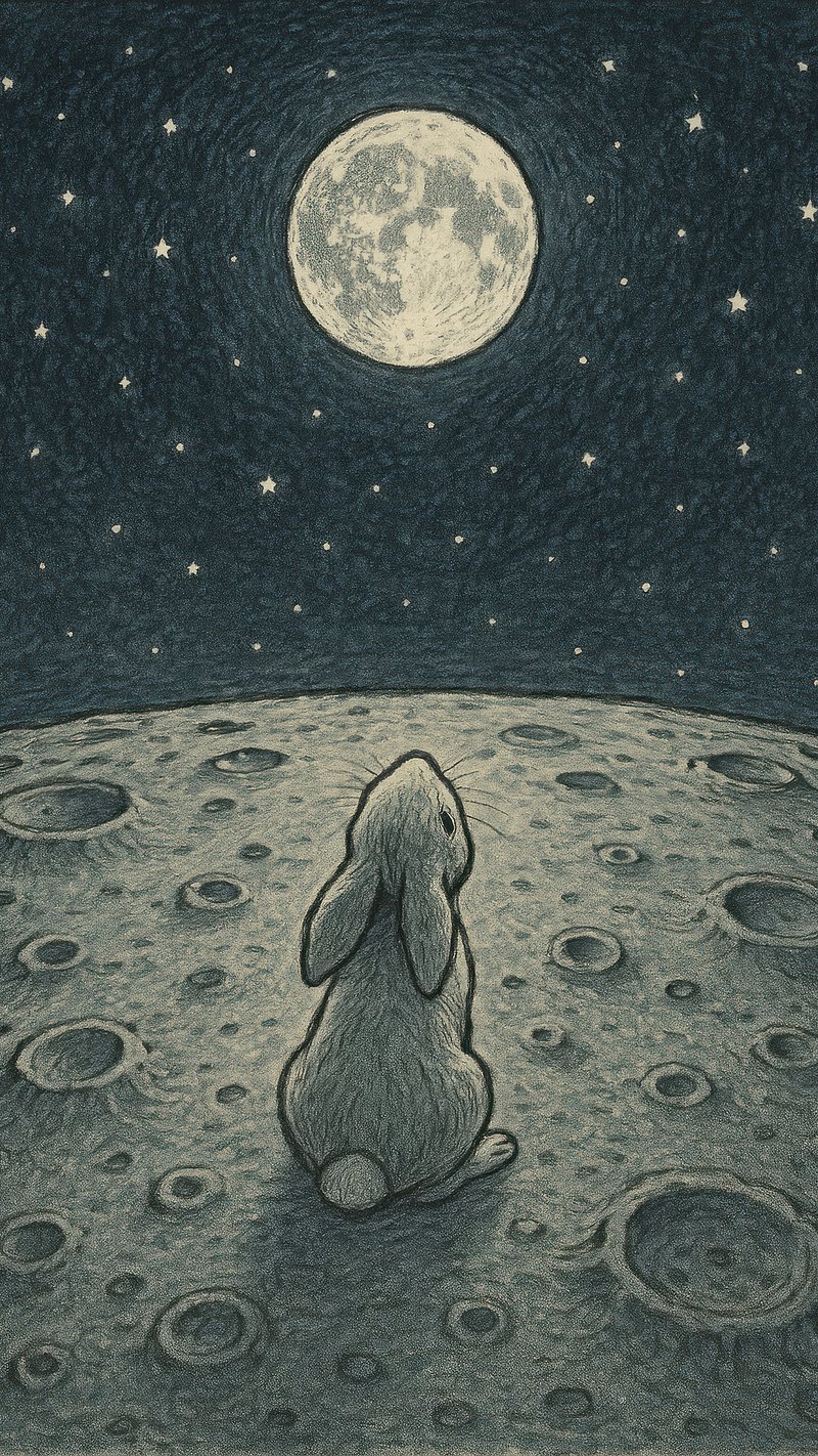 Lofi moon sky background aesthetic | Free Photo Illustration - rawpixel