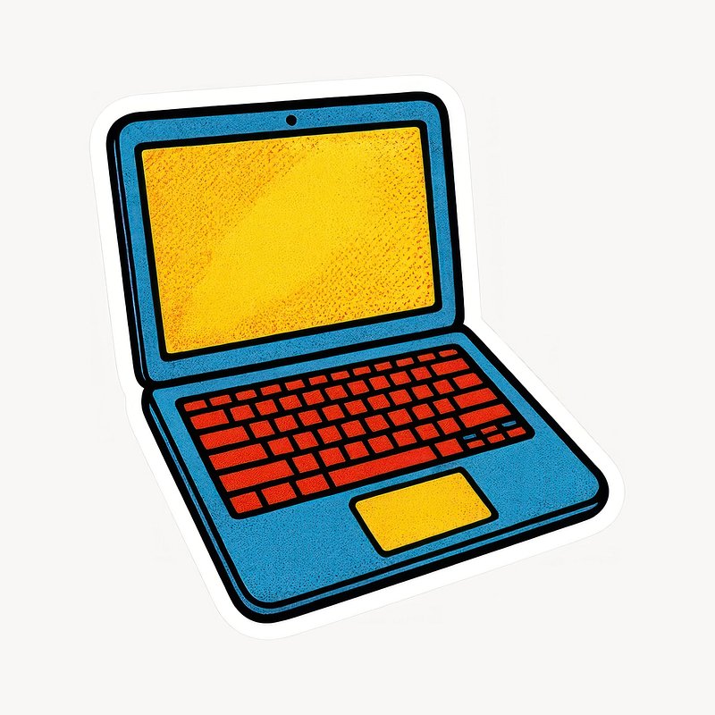 Laptop Cartoon Images | Free Photos, PNG Stickers, Wallpapers ...