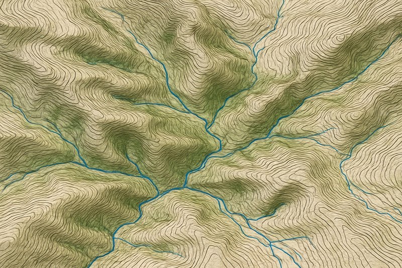 Abstract backdrop Topographic contour map | Free Photo Illustration ...
