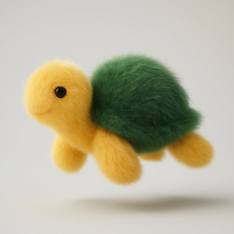 PNG Cute fluffy turtle illustration | Free PNG - rawpixel