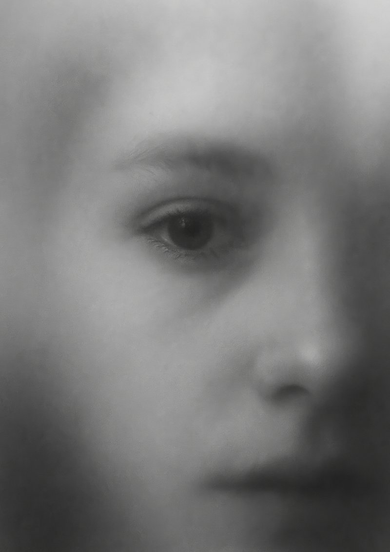 Ethereal portrait through frosted glass | Free Photo - rawpixel