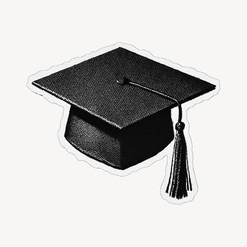PNG Vintage academic cap illustration | Free PNG - rawpixel