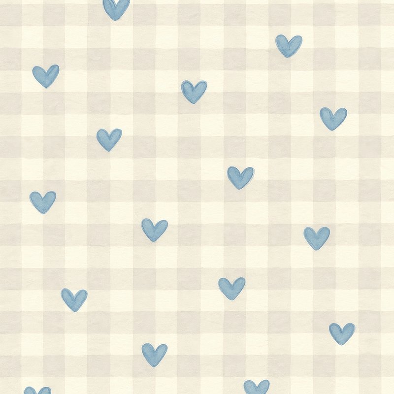 Charming blue hearts pattern | Free Photo Illustration - rawpixel