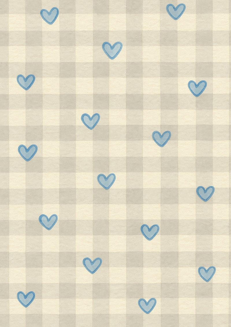 Charming blue hearts pattern | Free Photo Illustration - rawpixel