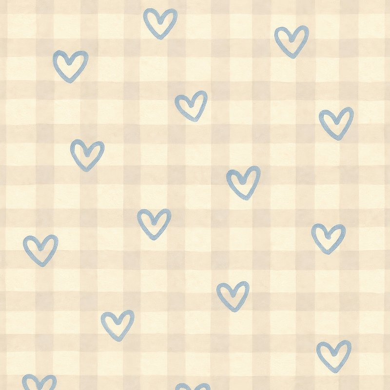 Charming blue hearts pattern | Free Photo Illustration - rawpixel