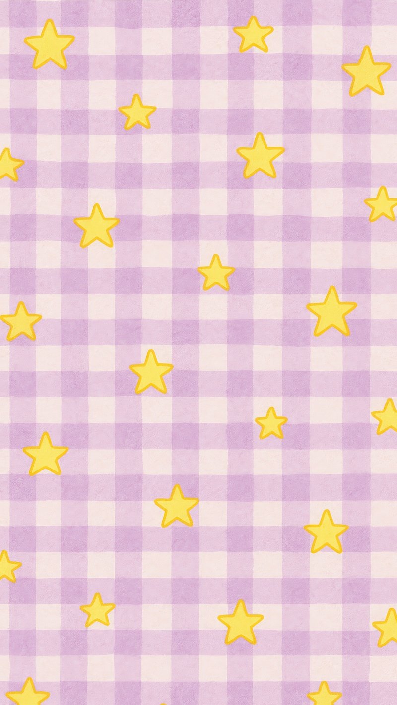 Playful stars on checkered background | Free Photo Illustration - rawpixel