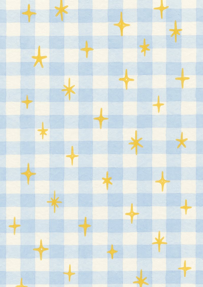Playful stars on checkered background | Free Photo Illustration - rawpixel