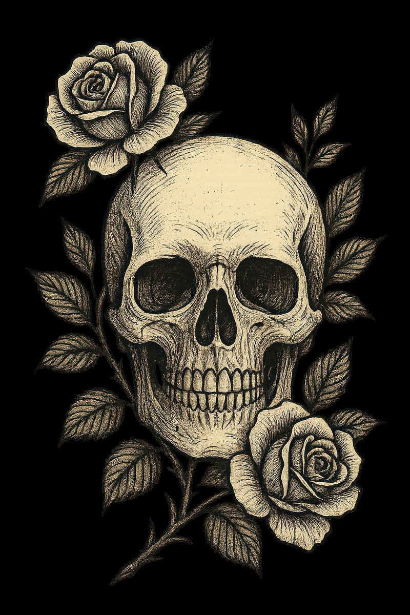 PNG Ribs purple black roses | Free PNG - rawpixel