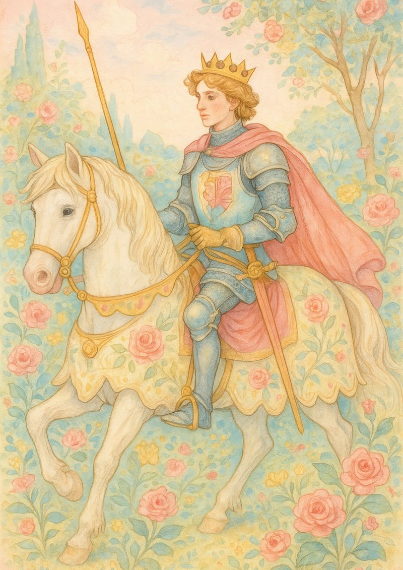 White+knights+watercolors Art Images | Free Photos, PNG Stickers ...