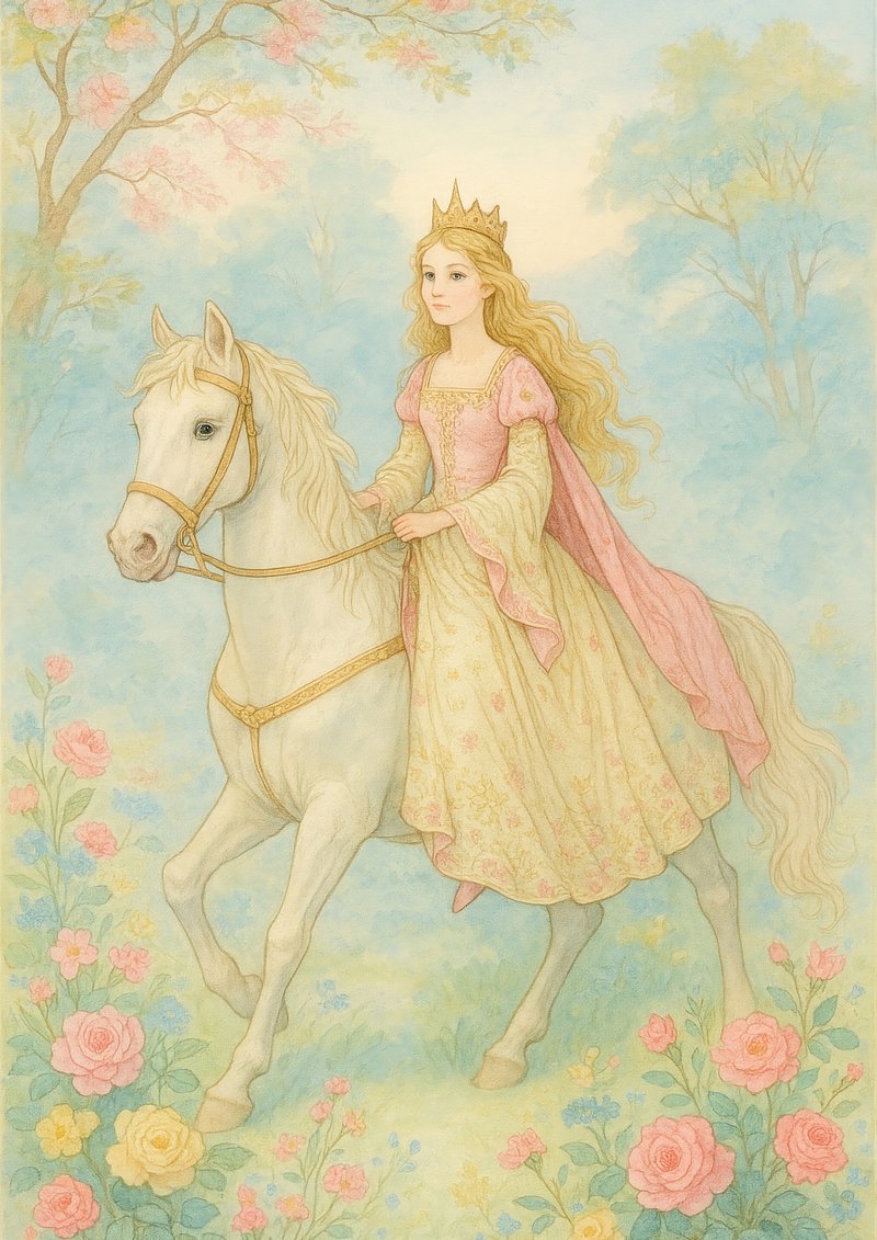 Watercolour Princess Pink Sky Images | Free Photos, PNG Stickers ...