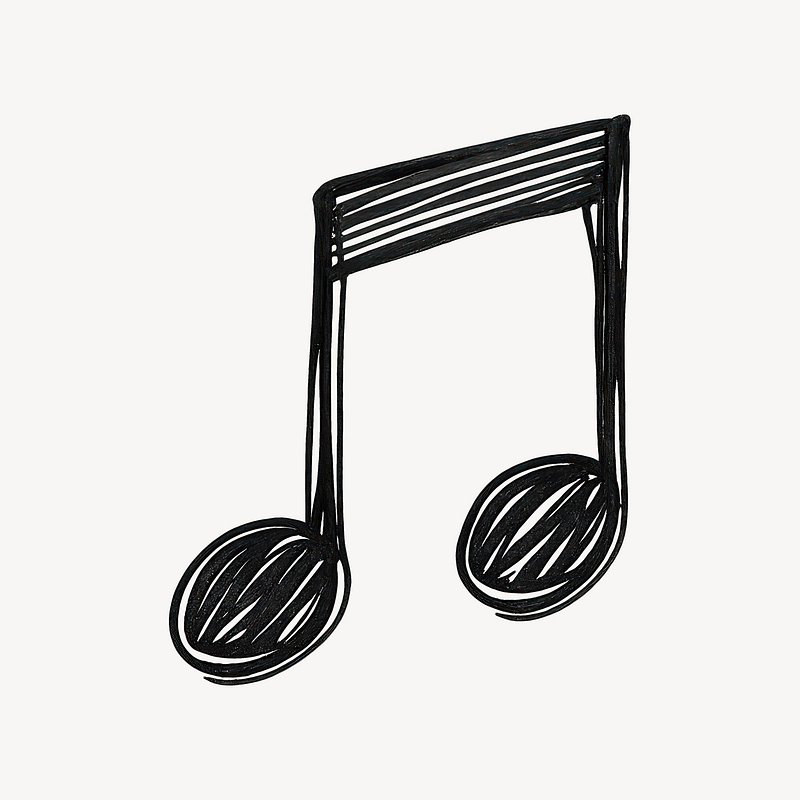 PNG Hand-drawn musical note illustration | Free PNG - rawpixel