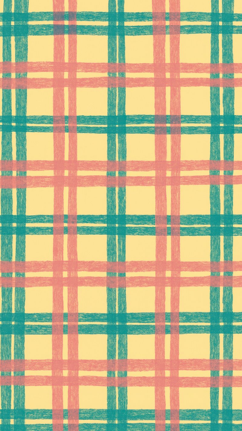 Vibrant plaid pattern wallpaper | Free Photo Illustration - rawpixel