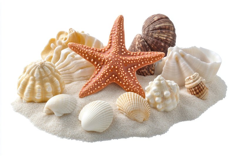 Seashell border png sticker, transparent | Free PNG - rawpixel