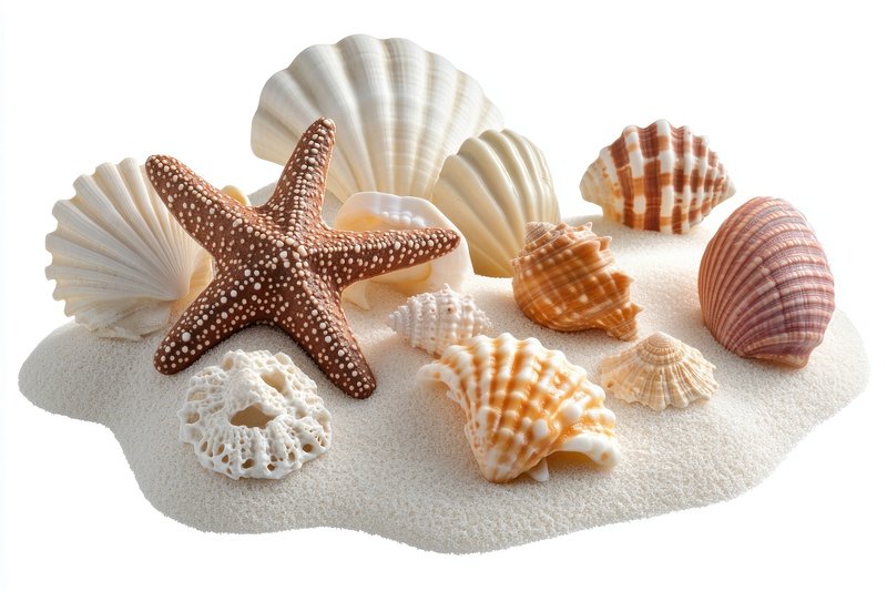 Seashell border png sticker, transparent | Free PNG - rawpixel