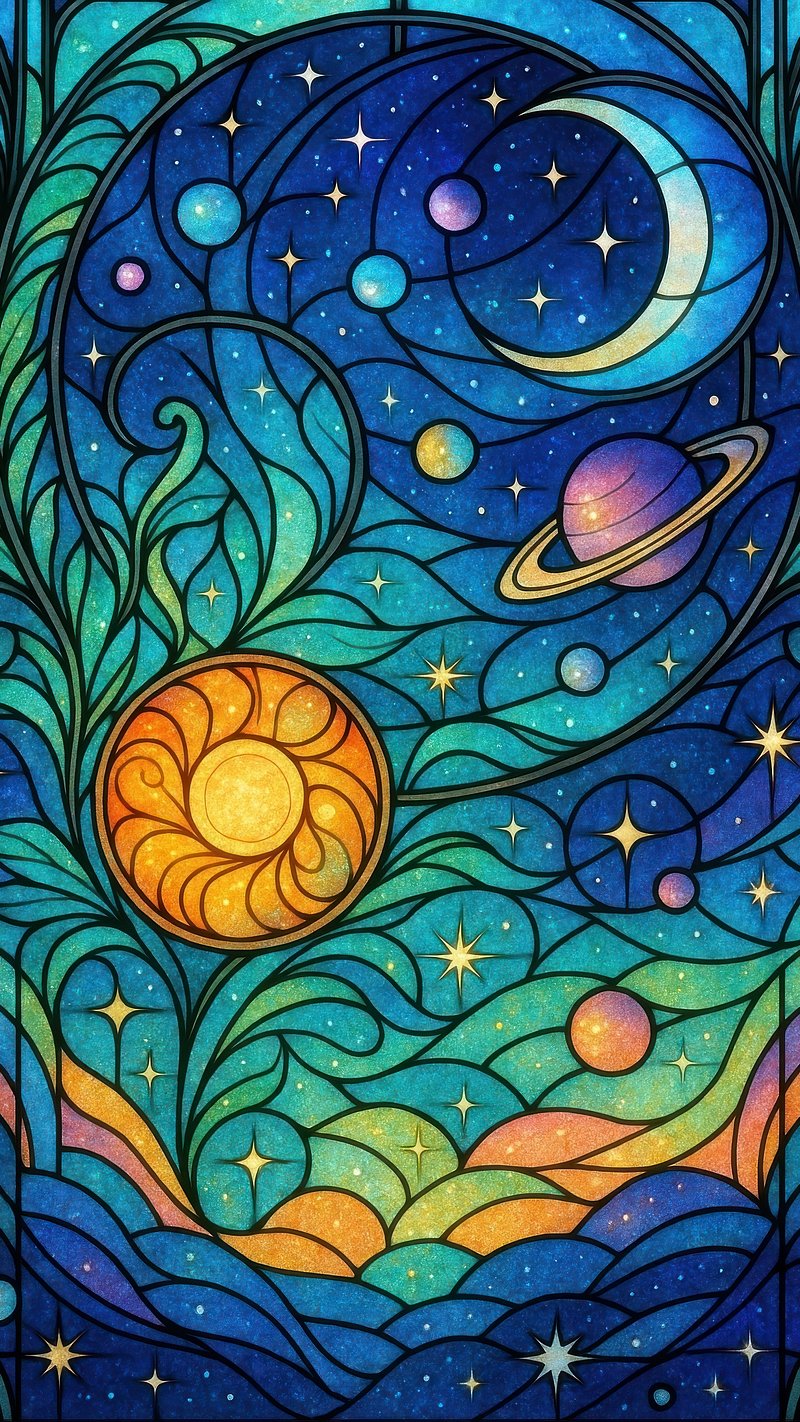 Stained Glass Landscapes Pattern Light Images | Free Photos, PNG ...