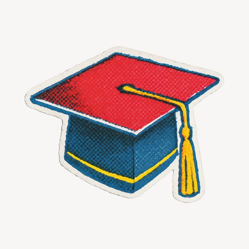 PNG Vintage academic cap illustration | Free PNG - rawpixel