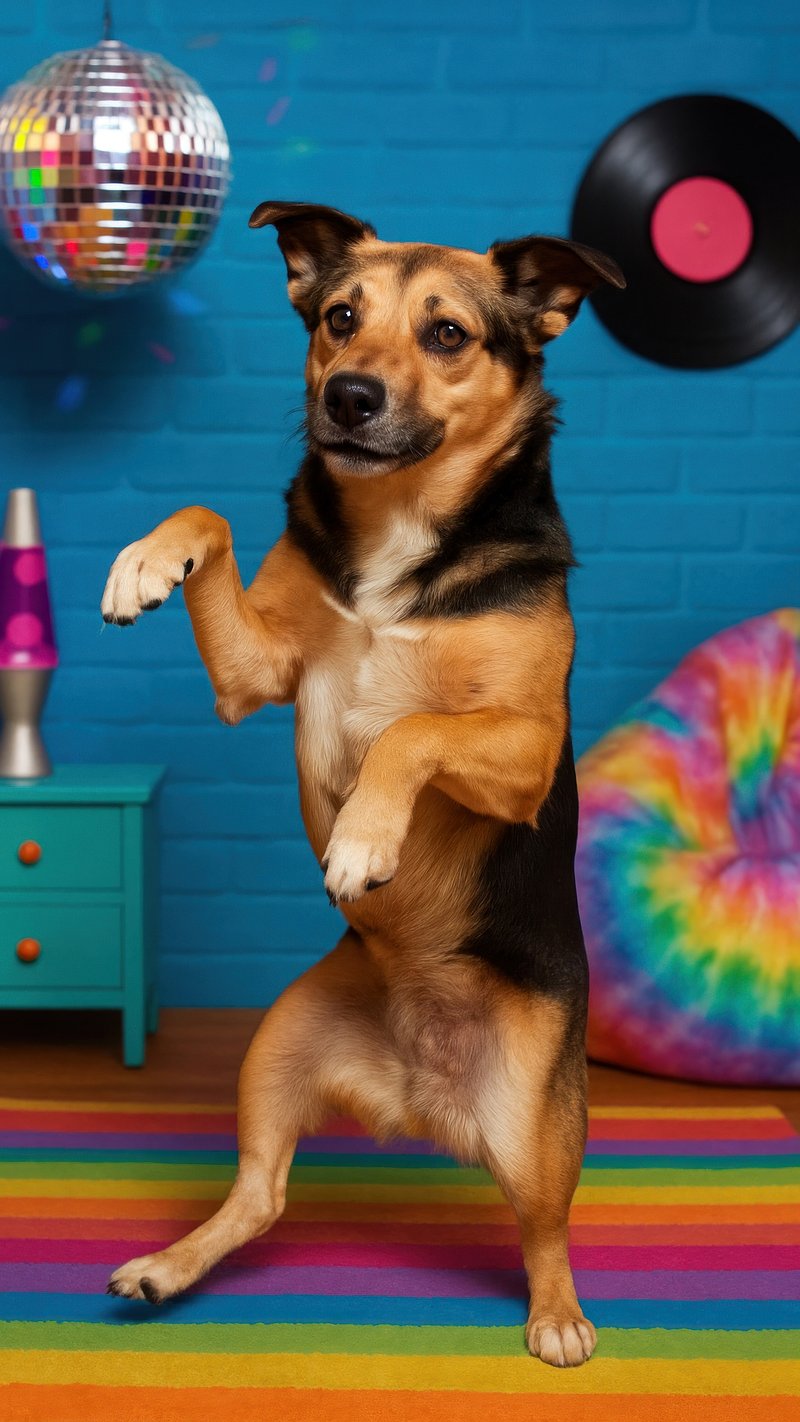 Disco Dog Iphone Wallpaper Images | Free Photos, PNG Stickers ...