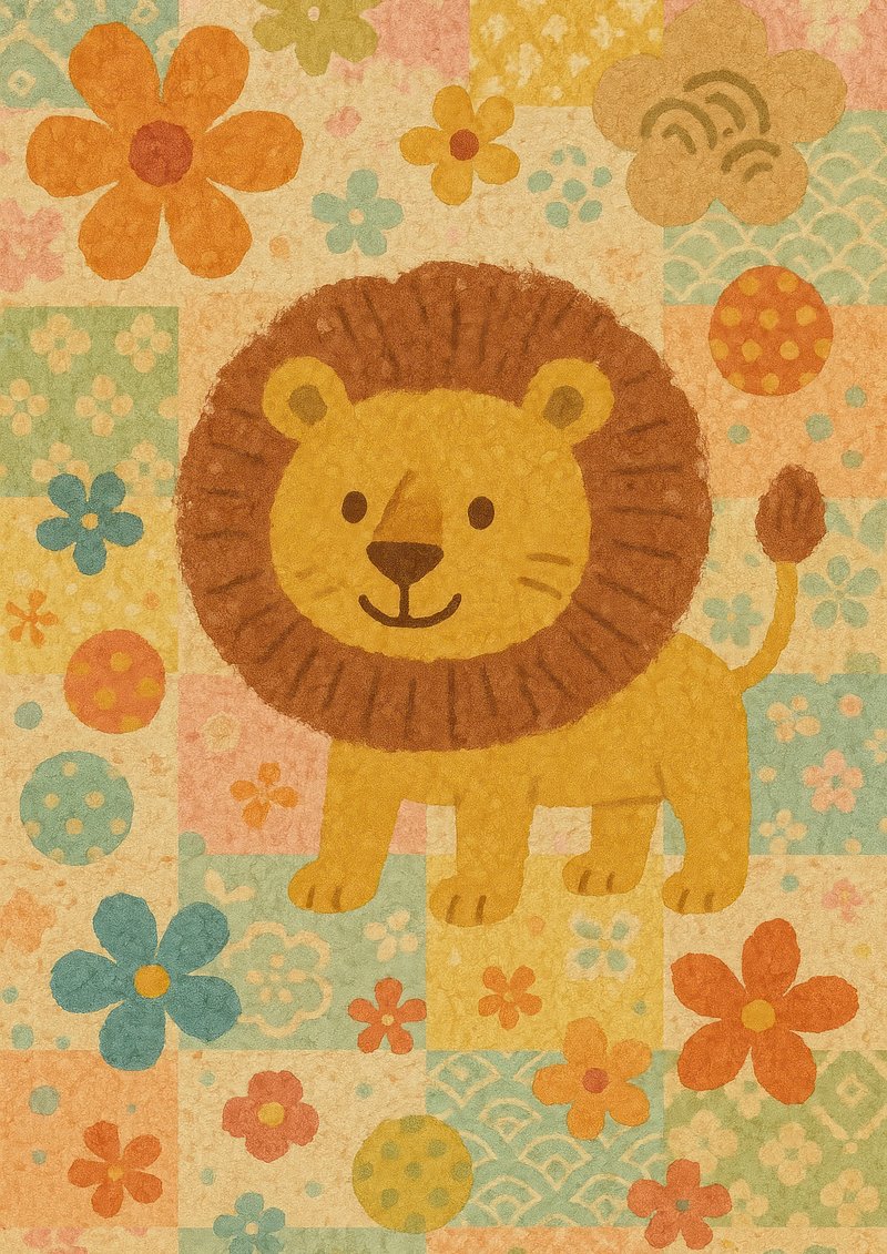 Japanese Paper Cute Texture Wallpaper Animal Images | Free Photos, PNG ...