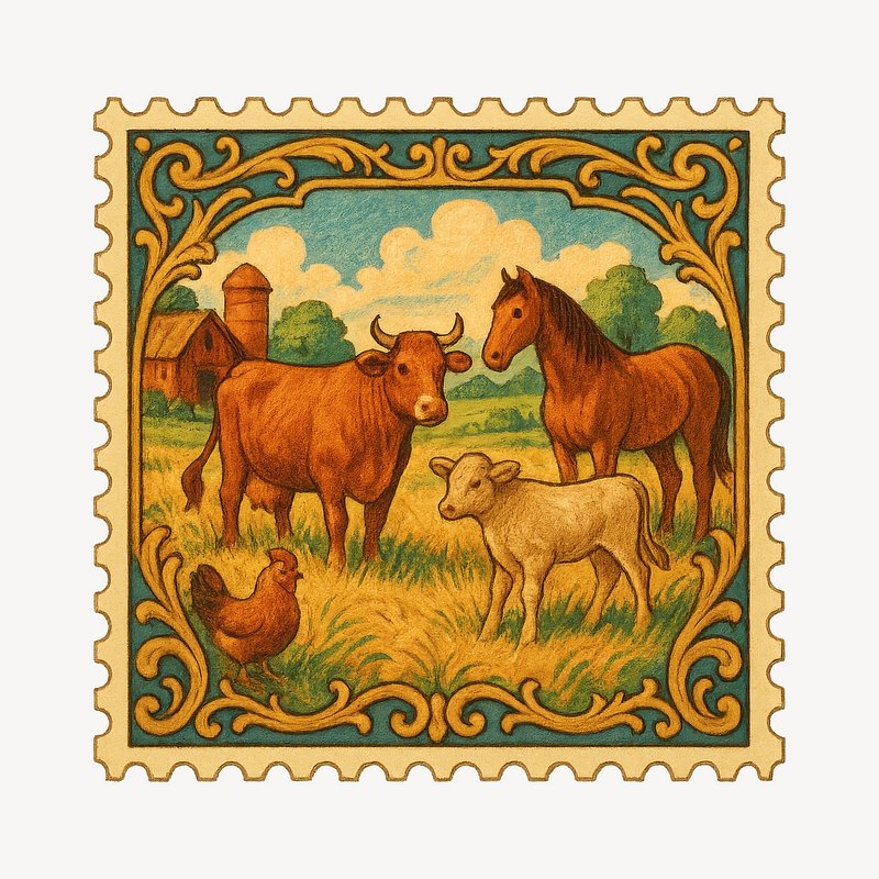 Cow+images+drawing+with+calf Background Images | Free Photos, PNG ...