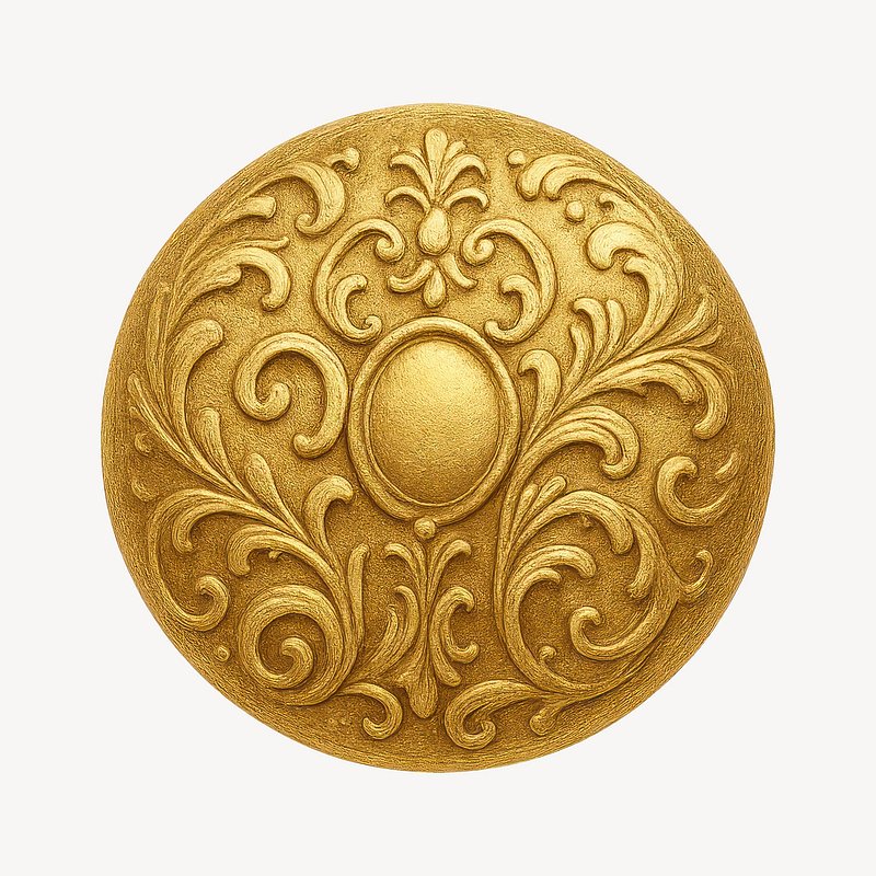 PNG Ornate golden scroll design | Free PNG - rawpixel