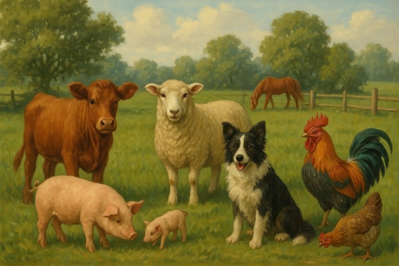 PNG Country Scene Milkmaid Children | Free PNG - rawpixel