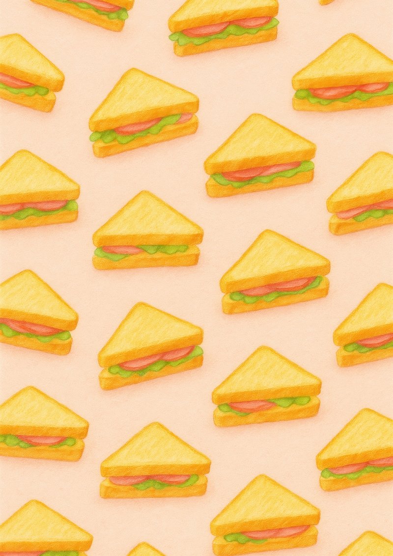 Seamless sandwich pattern illustration | Free Photo Illustration - rawpixel