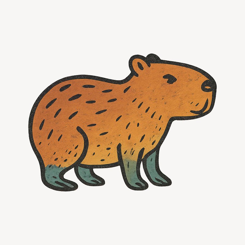 Capybara Animals Cartoon Images | Free Photos, PNG Stickers, Wallpapers ...