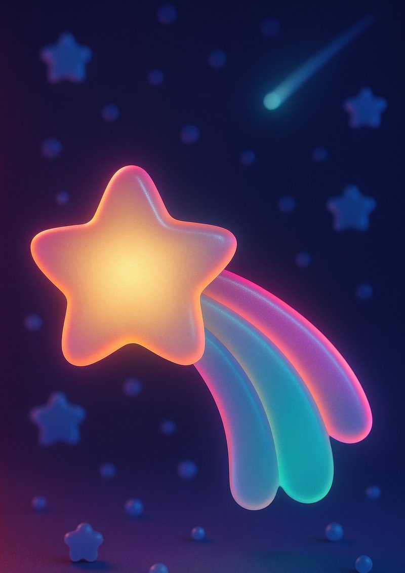 Shooting Star 3d Realistic Images | Free Photos, PNG Stickers ...