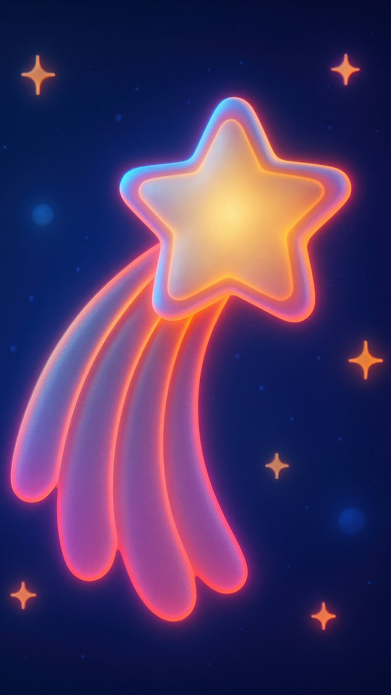 Shooting Star 3d Realistic Images | Free Photos, PNG Stickers ...