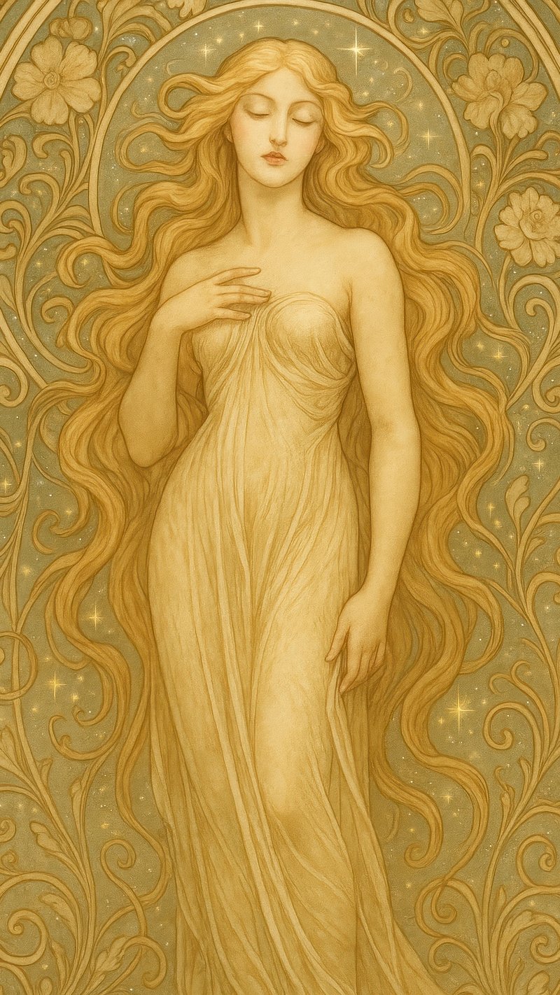 Ethereal floral goddess art | Free Photo Illustration - rawpixel