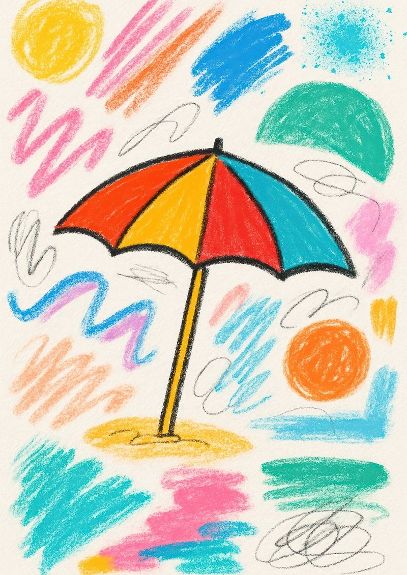 Colorful fish crayon illustration | Free Photo Illustration - rawpixel