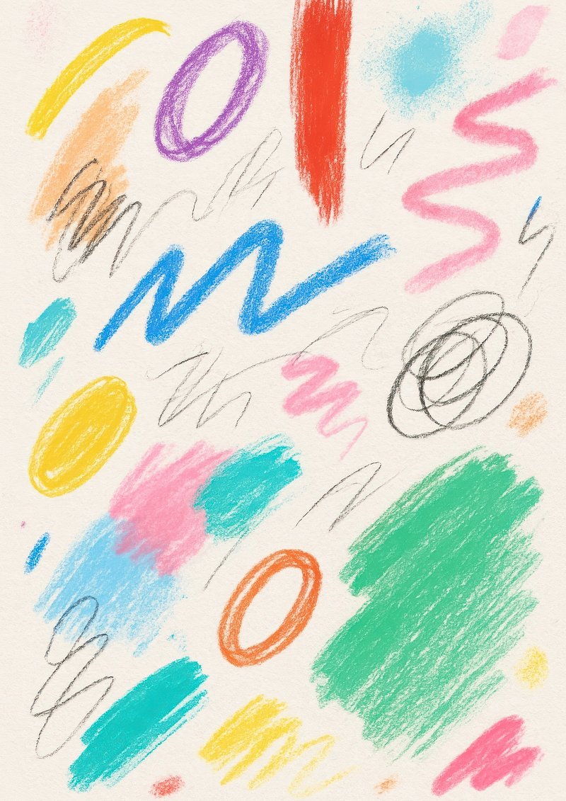 Colorful fish crayon illustration | Free Photo Illustration - rawpixel