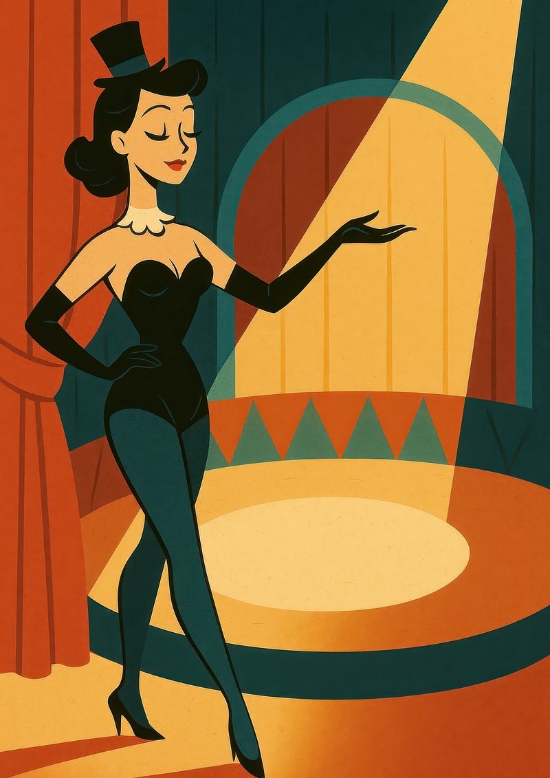 Vintage Performer Cartoon Images | Free Photos, PNG Stickers ...